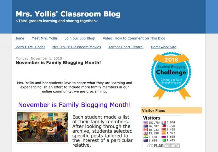 Host Your Own Family Blogging Month – The Edublogger