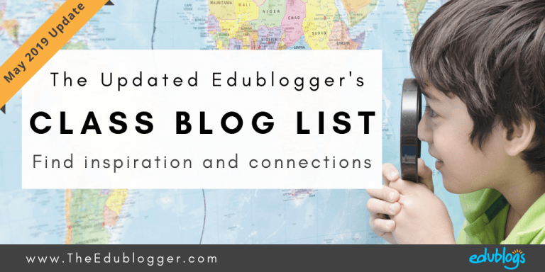 Updated: List Of Class Blogs From Around The World – The Edublogger